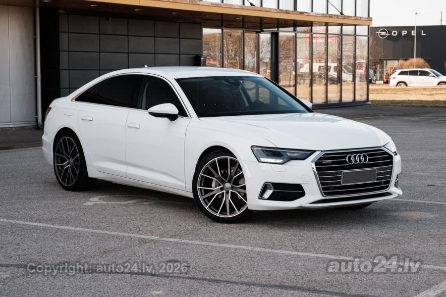 White Audi A6 2019 in Tartu, with an engine capacity of 2.00 L and mileage of 103 thousand km for 25990 €, photo 3 on AUTOMOTO.COM.LV