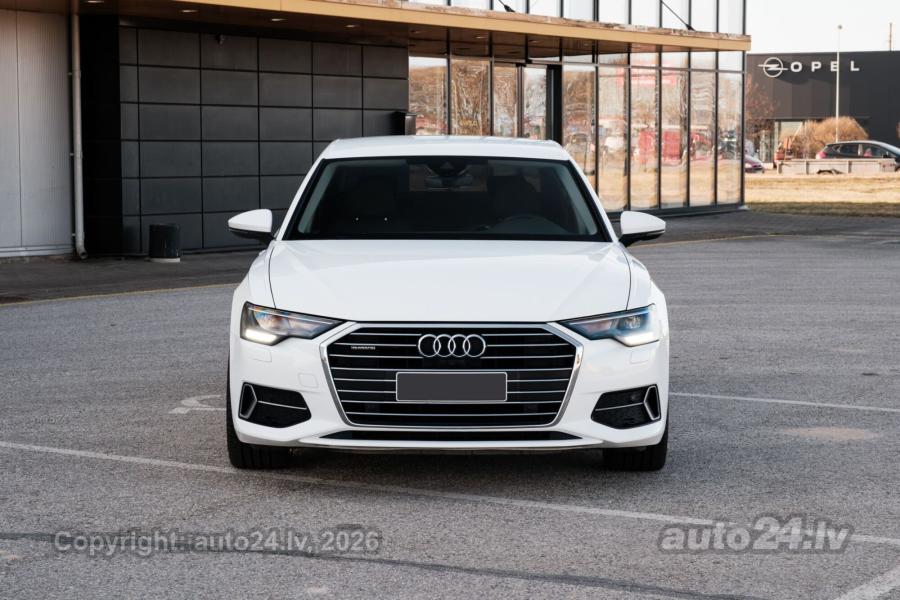 White Audi A6 2019 in Tartu, with an engine capacity of 2.00 L and mileage of 103 thousand km for 25990 €, photo 4 on AUTOMOTO.COM.LV