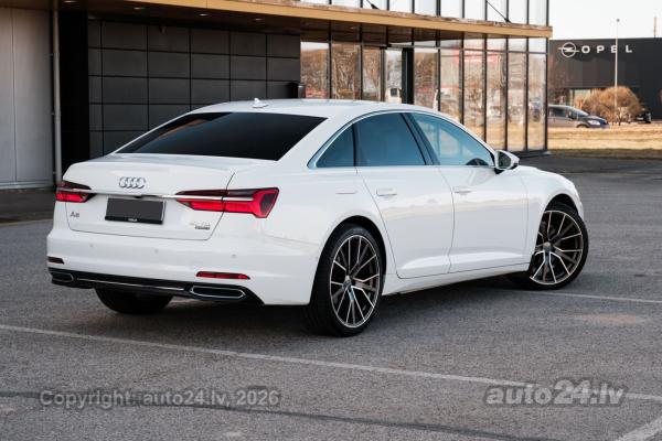 White Audi A6 2019 in Tartu, with an engine capacity of 2.00 L and mileage of 103 thousand km for 25990 €, photo 4 on AUTOMOTO.COM.LV