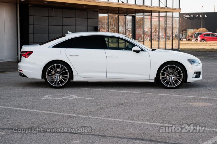 White Audi A6 2019 in Tartu, with an engine capacity of 2.00 L and mileage of 103 thousand km for 25990 €, photo 8 on AUTOMOTO.COM.LV