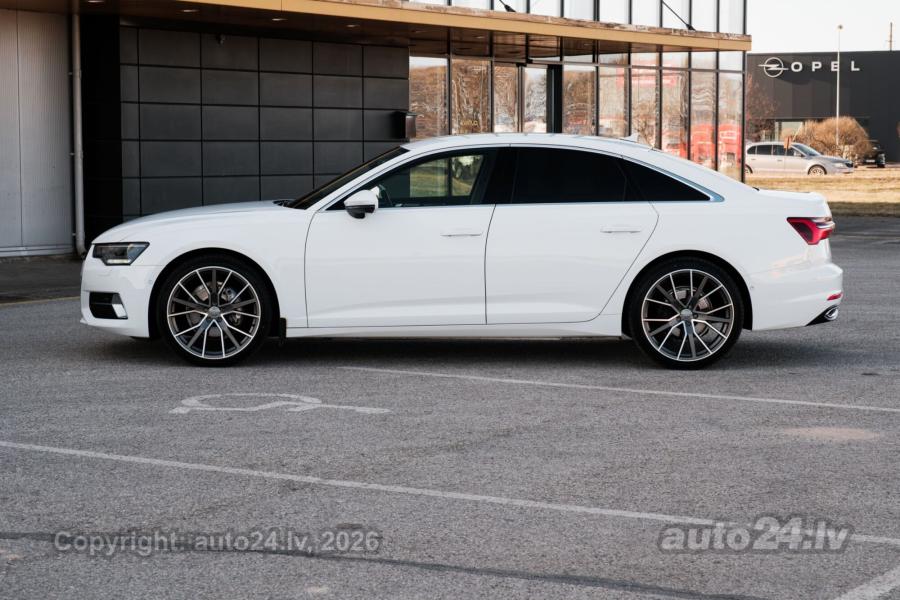 White Audi A6 2019 in Tartu, with an engine capacity of 2.00 L and mileage of 103 thousand km for 25990 €, photo 9 on AUTOMOTO.COM.LV