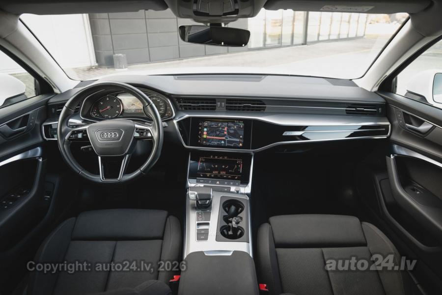 White Audi A6 2019 in Tartu, with an engine capacity of 2.00 L and mileage of 103 thousand km for 25990 €, photo 10 on AUTOMOTO.COM.LV