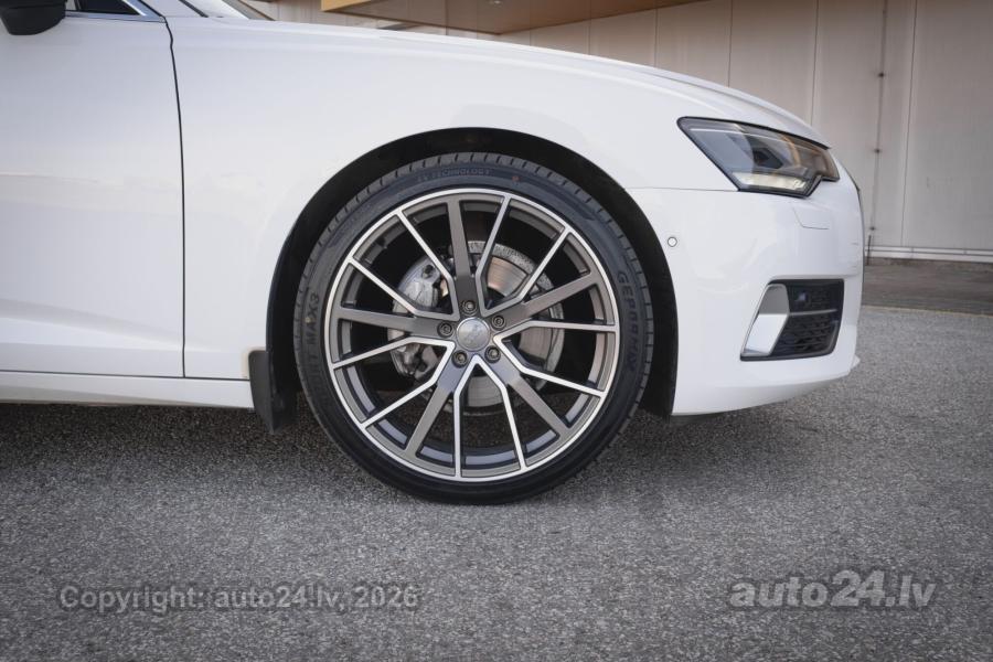 White Audi A6 2019 in Tartu, with an engine capacity of 2.00 L and mileage of 103 thousand km for 25990 €, photo 26 on AUTOMOTO.COM.LV