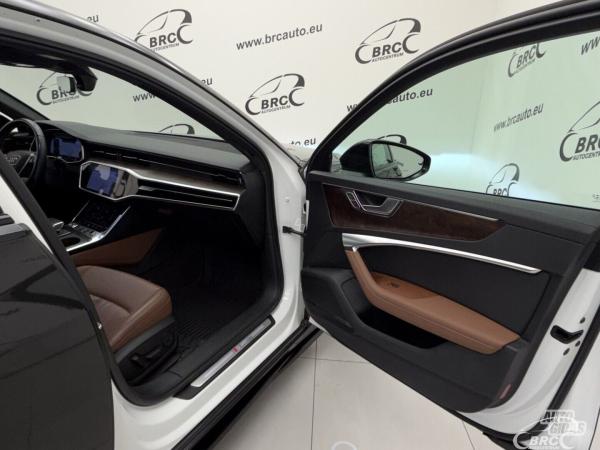 White Audi A6 2019 in Avizieniai, with an engine capacity of 3.00 L and mileage of 70 thousand km for 30500 €, photo 8 on AUTOMOTO.COM.LV