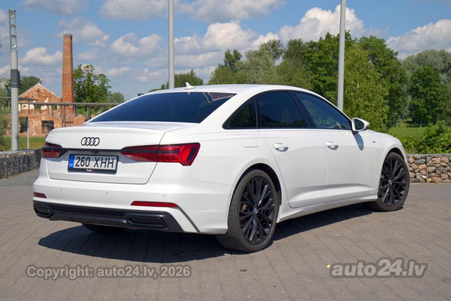 White Audi A6 2019 in Tallinn, with an engine capacity of 3.00 L and mileage of 176 thousand km for 33900 €, photo 5 on AUTOMOTO.COM.LV