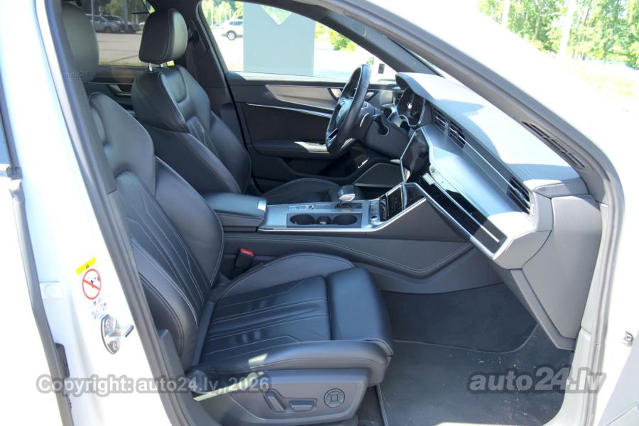 White Audi A6 2019 in Tallinn, with an engine capacity of 3.00 L and mileage of 176 thousand km for 33900 €, photo 7 on AUTOMOTO.COM.LV