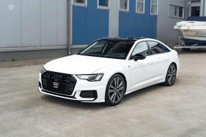 White Audi A6 2019 in Klaipeda, with an engine capacity of 3.00 L and mileage of 138 thousand km for 29800 €, photo  on AUTOMOTO.COM.LV
