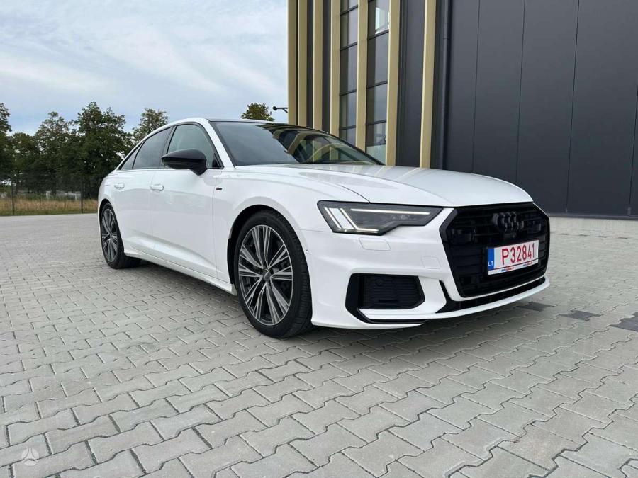 White Audi A6 2019 in Klaipeda, with an engine capacity of 3.00 L and mileage of 139 thousand km for 29200 €, photo 1 on AUTOMOTO.COM.LV