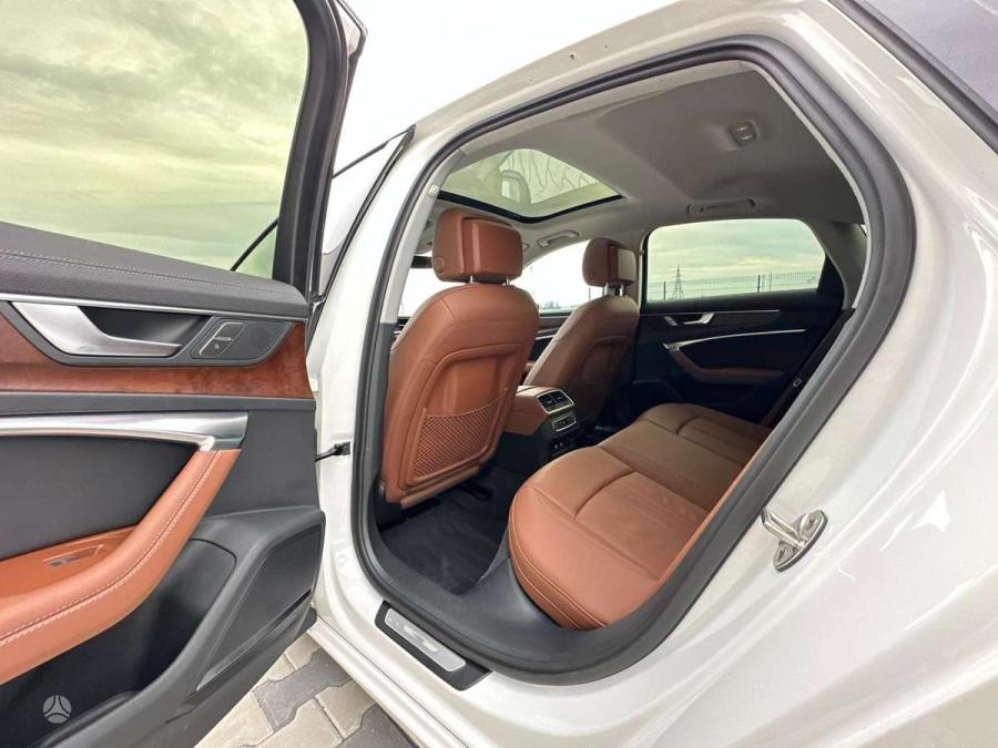 White Audi A6 2019 in Klaipeda, with an engine capacity of 3.00 L and mileage of 139 thousand km for 29200 €, photo 12 on AUTOMOTO.COM.LV