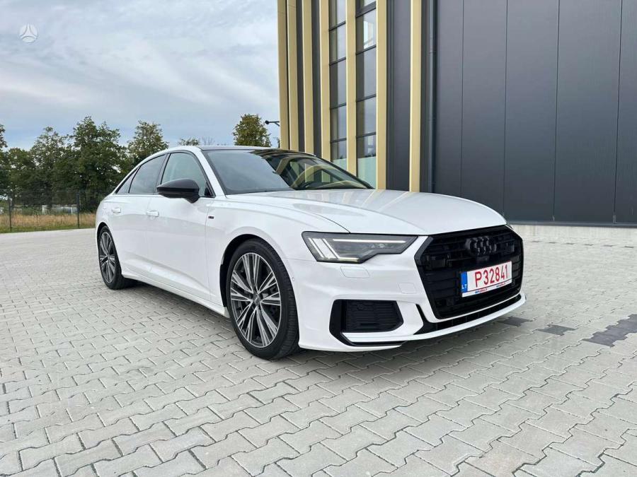 White Audi A6 2019 in Klaipeda, with an engine capacity of 3.00 L and mileage of 139 thousand km for 29200 €, photo 23 on AUTOMOTO.COM.LV