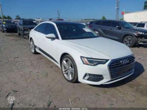 White Audi A6 2019 in Klaipeda, with an engine capacity of 2.00 L and mileage of 103 thousand km for 10900 €, photo 1 on AUTOMOTO.COM.LV