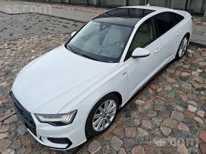 White Audi A6 2020 in Riga, with an engine capacity of 2.00 L and mileage of 90 thousand km for 37000 €, photo 8 on AUTOMOTO.COM.LV