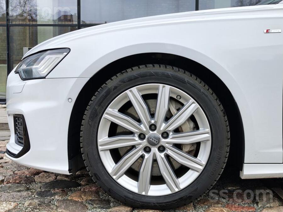 White Audi A6 2020 in Riga, with an engine capacity of 2.00 L and mileage of 90 thousand km for 37000 €, photo 10 on AUTOMOTO.COM.LV