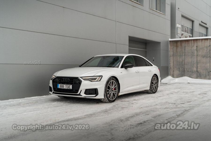 White Audi A6 2020 in Tartu, with an engine capacity of 2.00 L and mileage of 84 thousand km for 39900 €, photo 1 on AUTOMOTO.COM.LV