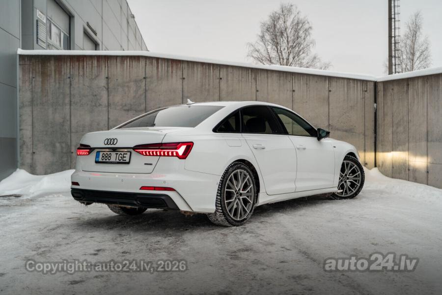 White Audi A6 2020 in Tartu, with an engine capacity of 2.00 L and mileage of 84 thousand km for 39900 €, photo 11 on AUTOMOTO.COM.LV
