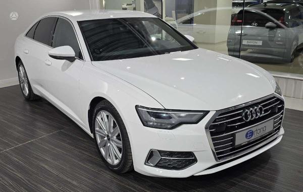 White Audi A6 2021 in Siauliai, with an engine capacity of 1.98 L and mileage of 79 thousand km for 28900 €, photo 5 on AUTOMOTO.COM.LV