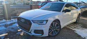 White Audi A6 2021 in Radviliskis, with an engine capacity of 2.00 L and mileage of 47 thousand km for 32700 €, photo 6 on AUTOMOTO.COM.LV