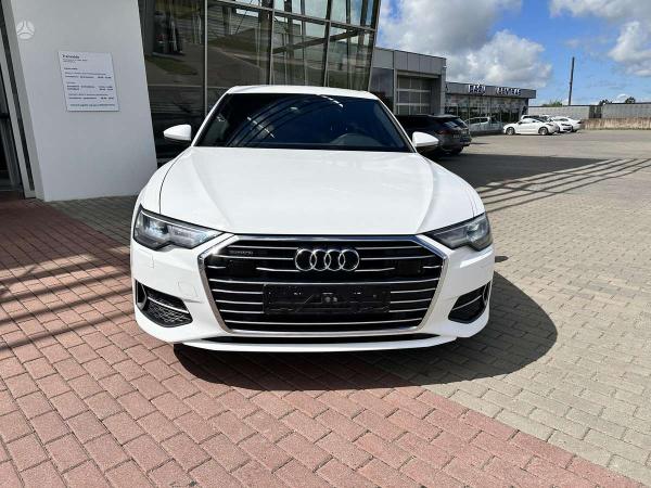 White Audi A6 2021 in Siauliai, with an engine capacity of 1.98 L and mileage of 82 thousand km for 24900 €, photo 2 on AUTOMOTO.COM.LV