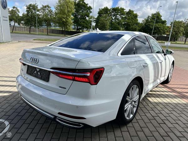 White Audi A6 2021 in Siauliai, with an engine capacity of 1.98 L and mileage of 82 thousand km for 24900 €, photo 5 on AUTOMOTO.COM.LV
