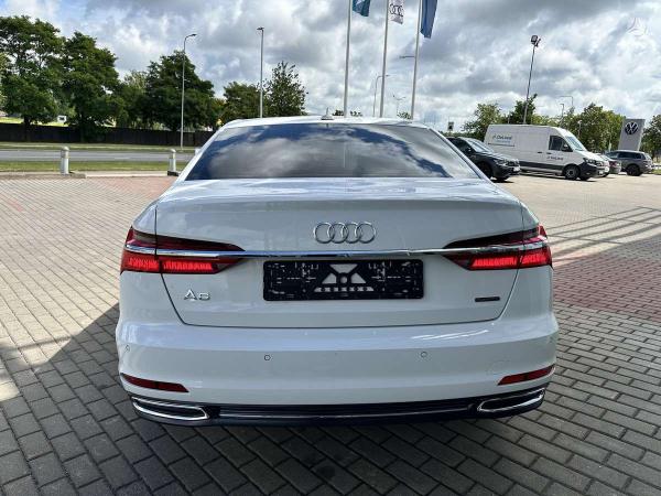 White Audi A6 2021 in Siauliai, with an engine capacity of 1.98 L and mileage of 82 thousand km for 24900 €, photo 6 on AUTOMOTO.COM.LV