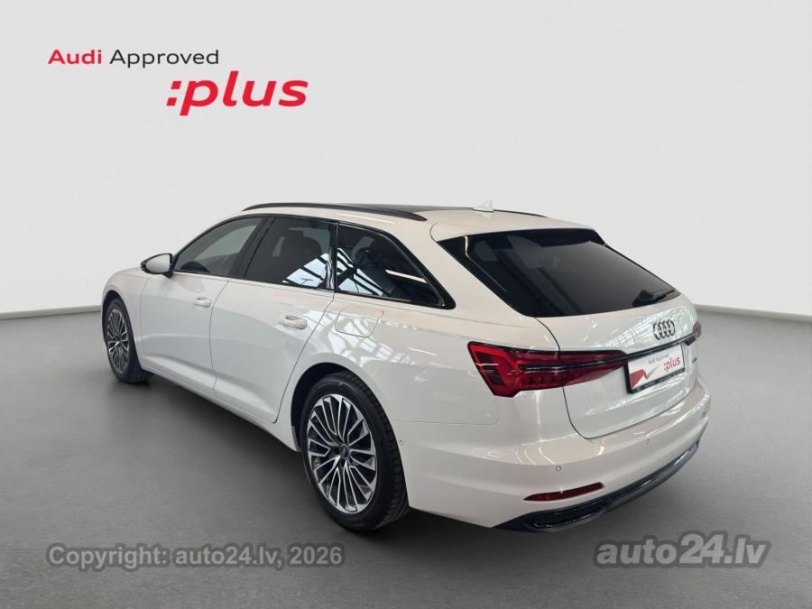 White Audi A6 2023 in Tallinn, with an engine capacity of 2.00 L and mileage of 97 thousand km for 39900 €, photo 4 on AUTOMOTO.COM.LV
