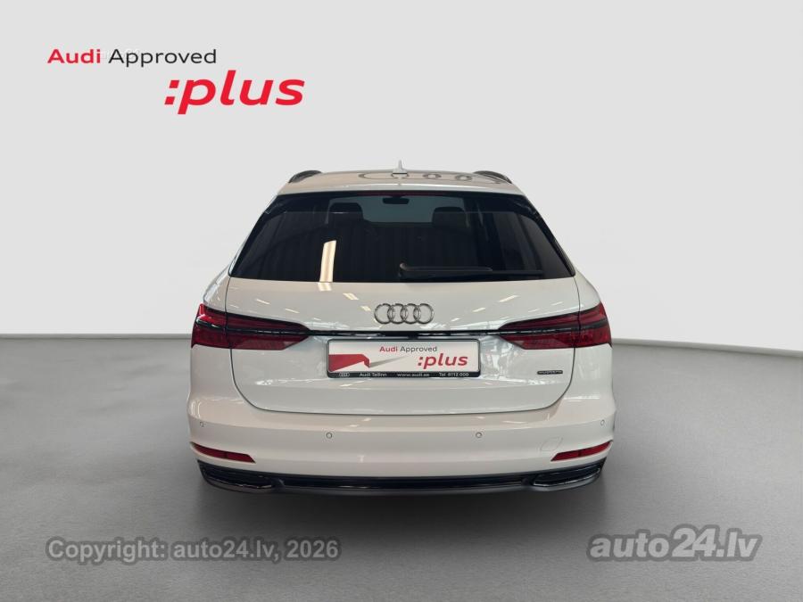 White Audi A6 2023 in Tallinn, with an engine capacity of 2.00 L and mileage of 97 thousand km for 39900 €, photo 6 on AUTOMOTO.COM.LV