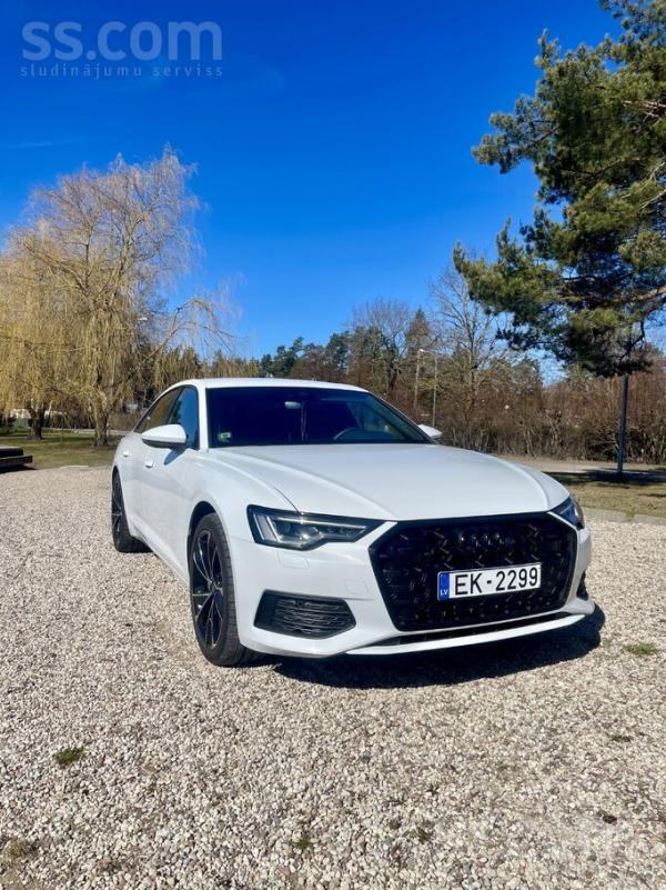 Balts Audi A6 2024 Jūrmala, ar dzinēja tilpumu 2.00 L un nobraukumu 40 tūkst. km par 43500 €, foto 4 vietnē AUTOMOTO.COM.LV