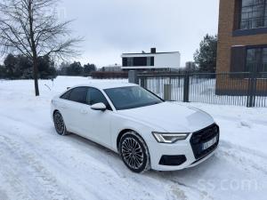 White Audi A6 2025 in Riga, with an engine capacity of 2.00 L and mileage of 19 thousand km for 49999 €, photo 3 on AUTOMOTO.COM.LV
