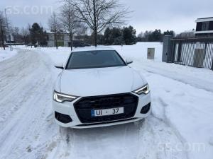 White Audi A6 2025 in Riga, with an engine capacity of 2.00 L and mileage of 19 thousand km for 49999 €, photo 4 on AUTOMOTO.COM.LV