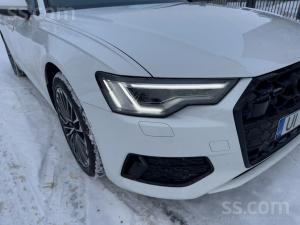 White Audi A6 2025 in Riga, with an engine capacity of 2.00 L and mileage of 19 thousand km for 49999 €, photo 5 on AUTOMOTO.COM.LV