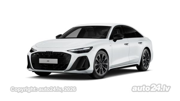 White Audi A6 2025 in Tallinn, with an engine capacity of 3.00 L and mileage of 28 thousand km for 62900 €, photo 1 on AUTOMOTO.COM.LV