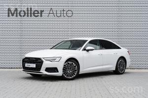 White Audi A6 2025 in Riga, with an engine capacity of 2.00 L and mileage of 30 thousand km for 45000 €, photo  on AUTOMOTO.COM.LV