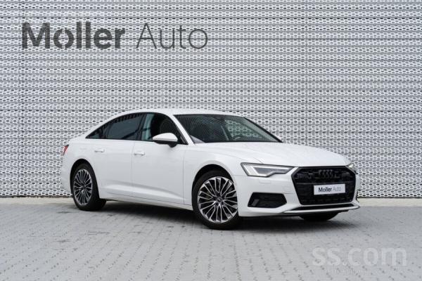 White Audi A6 2025 in Riga, with an engine capacity of 2.00 L and mileage of 30 thousand km for 45000 €, photo 3 on AUTOMOTO.COM.LV