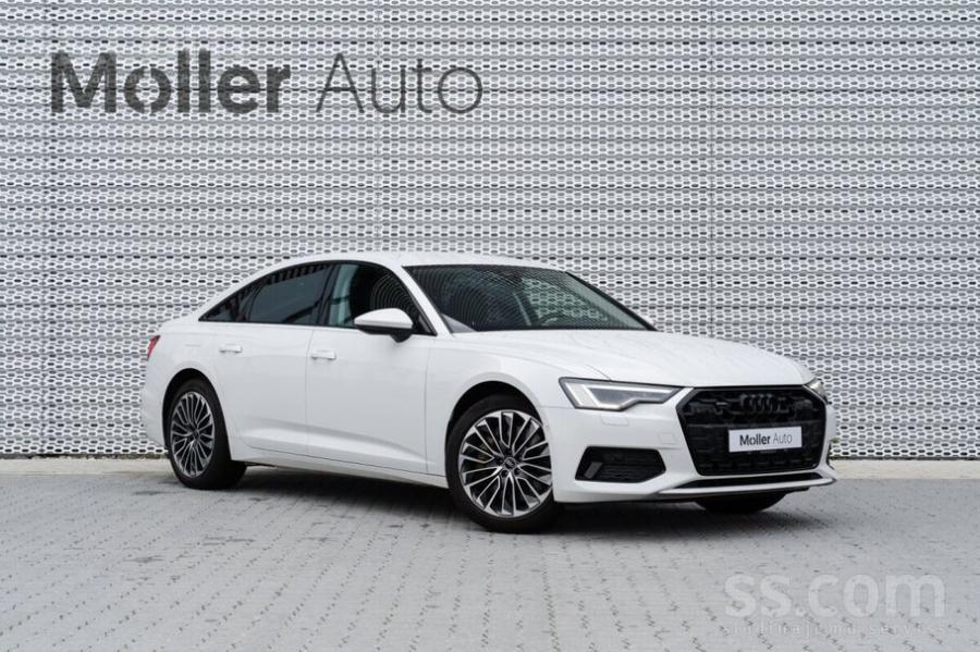 White Audi A6 2025 in Riga, with an engine capacity of 2.00 L and mileage of 30 thousand km for 45000 €, photo 3 on AUTOMOTO.COM.LV