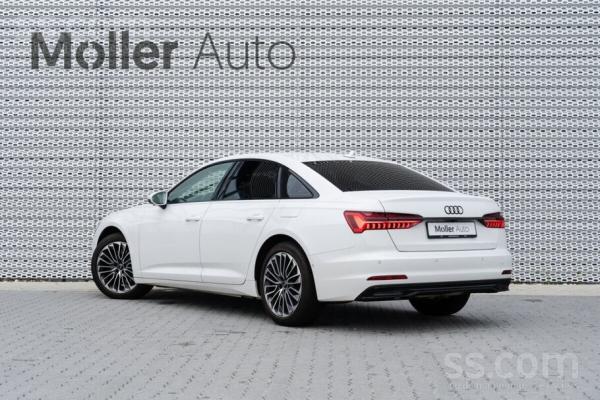 White Audi A6 2025 in Riga, with an engine capacity of 2.00 L and mileage of 30 thousand km for 45000 €, photo 4 on AUTOMOTO.COM.LV