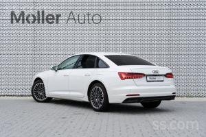 White Audi A6 2025 in Riga, with an engine capacity of 2.00 L and mileage of 30 thousand km for 45000 €, photo 4 on AUTOMOTO.COM.LV