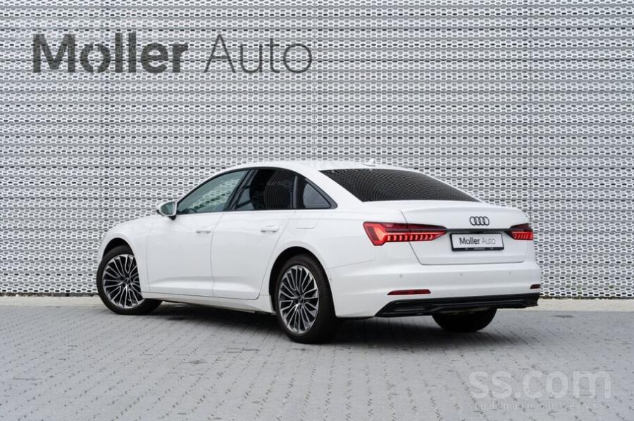 White Audi A6 2025 in Riga, with an engine capacity of 2.00 L and mileage of 30 thousand km for 45000 €, photo 4 on AUTOMOTO.COM.LV