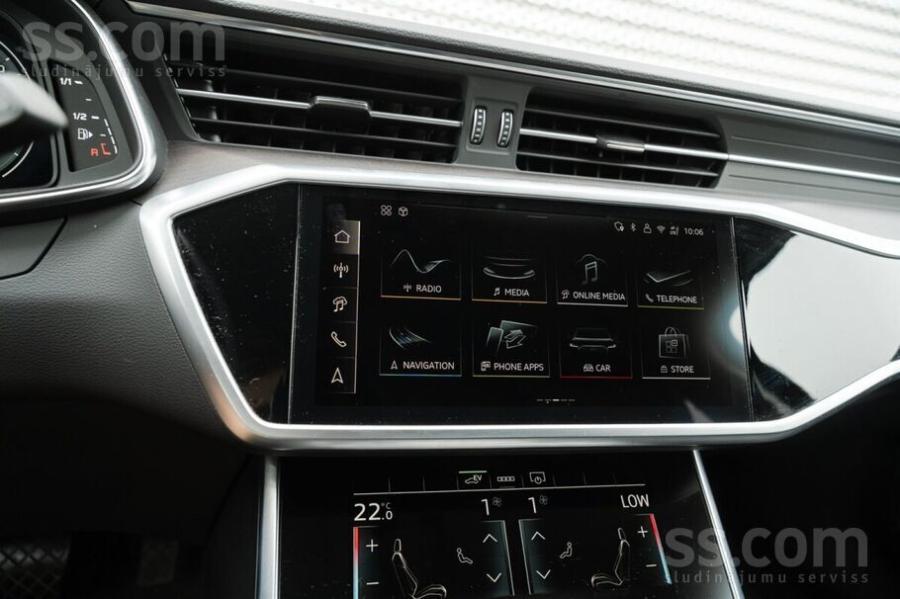 White Audi A6 2025 in Riga, with an engine capacity of 2.00 L and mileage of 30 thousand km for 45000 €, photo 19 on AUTOMOTO.COM.LV