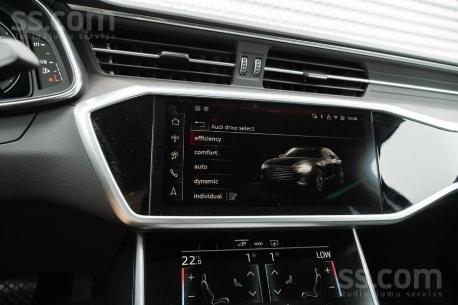 White Audi A6 2025 in Riga, with an engine capacity of 2.00 L and mileage of 30 thousand km for 45000 €, photo 21 on AUTOMOTO.COM.LV