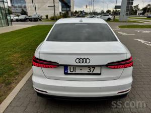 White Audi A6 2025 in Riga, with an engine capacity of 2.00 L and mileage of 30 thousand km for 43900 €, photo 5 on AUTOMOTO.COM.LV