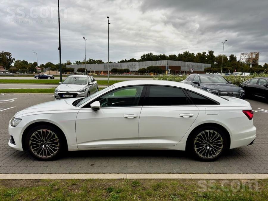 White Audi A6 2025 in Riga, with an engine capacity of 2.00 L and mileage of 30 thousand km for 43900 €, photo 7 on AUTOMOTO.COM.LV