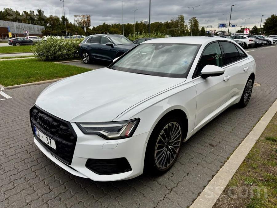 White Audi A6 2025 in Riga, with an engine capacity of 2.00 L and mileage of 30 thousand km for 43900 €, photo 8 on AUTOMOTO.COM.LV