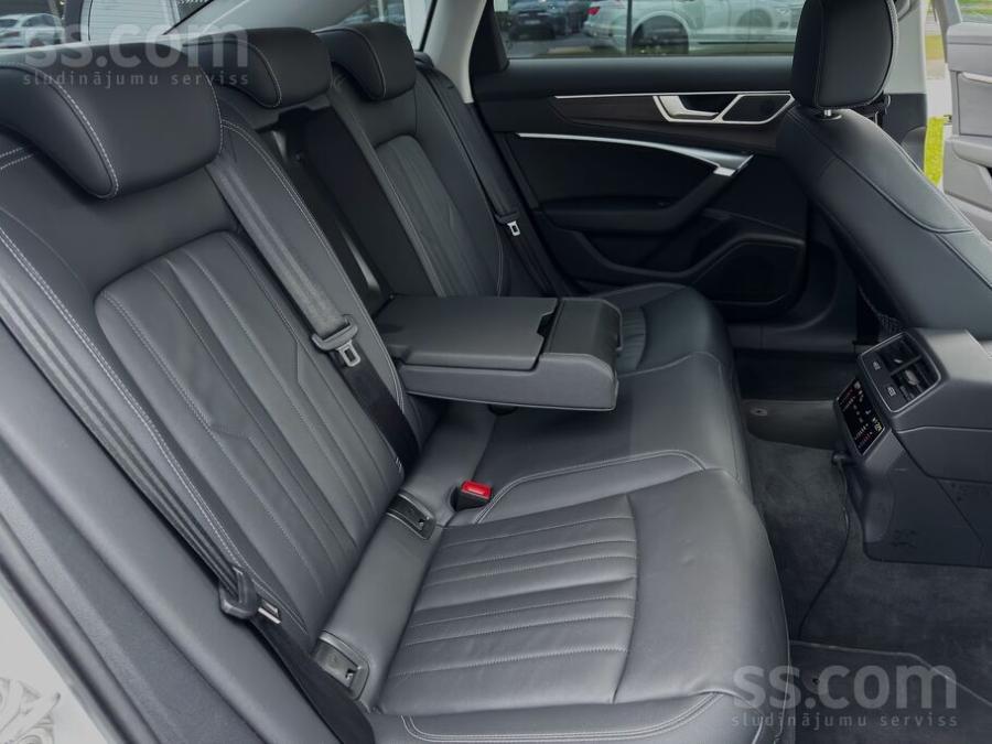 White Audi A6 2025 in Riga, with an engine capacity of 2.00 L and mileage of 30 thousand km for 43900 €, photo 13 on AUTOMOTO.COM.LV