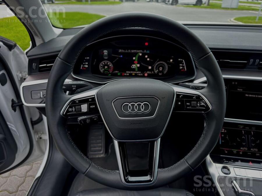 White Audi A6 2025 in Riga, with an engine capacity of 2.00 L and mileage of 30 thousand km for 43900 €, photo 14 on AUTOMOTO.COM.LV