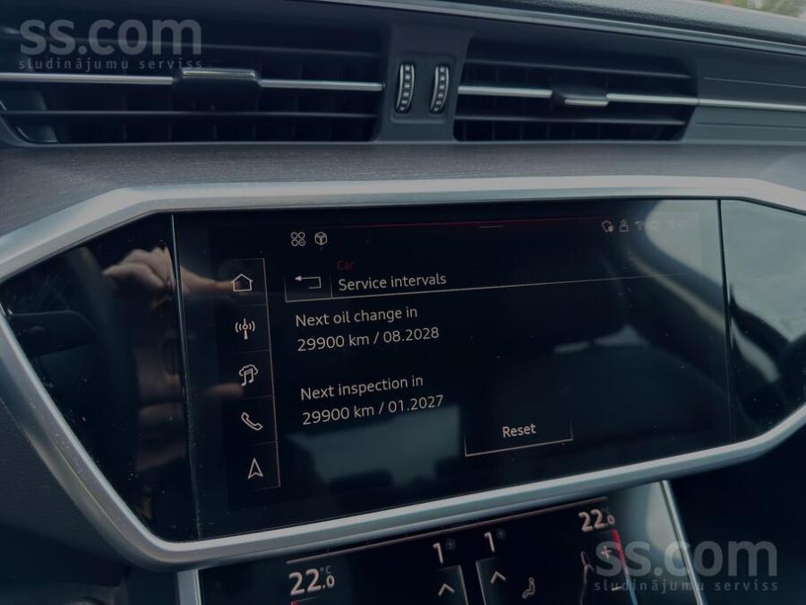 White Audi A6 2025 in Riga, with an engine capacity of 2.00 L and mileage of 30 thousand km for 43900 €, photo 19 on AUTOMOTO.COM.LV
