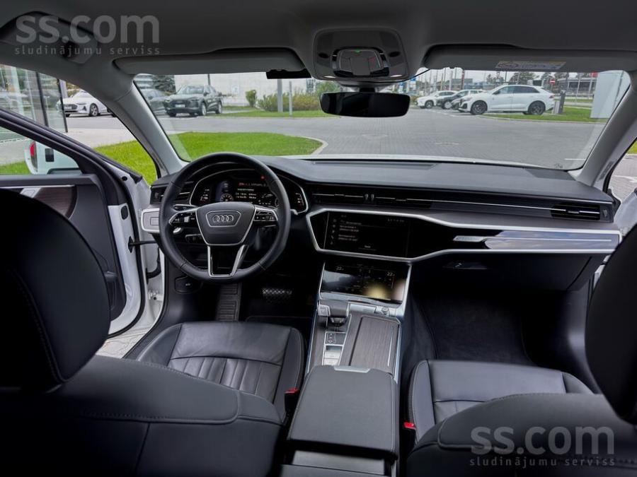 White Audi A6 2025 in Riga, with an engine capacity of 2.00 L and mileage of 30 thousand km for 43900 €, photo 23 on AUTOMOTO.COM.LV