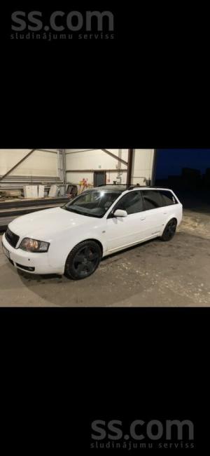 Balts Audi A6 2001 Madona, ar dzinēja tilpumu 2.50 L un nobraukumu 330 tūkst. km par 1400 €, foto  vietnē AUTOMOTO.COM.LV