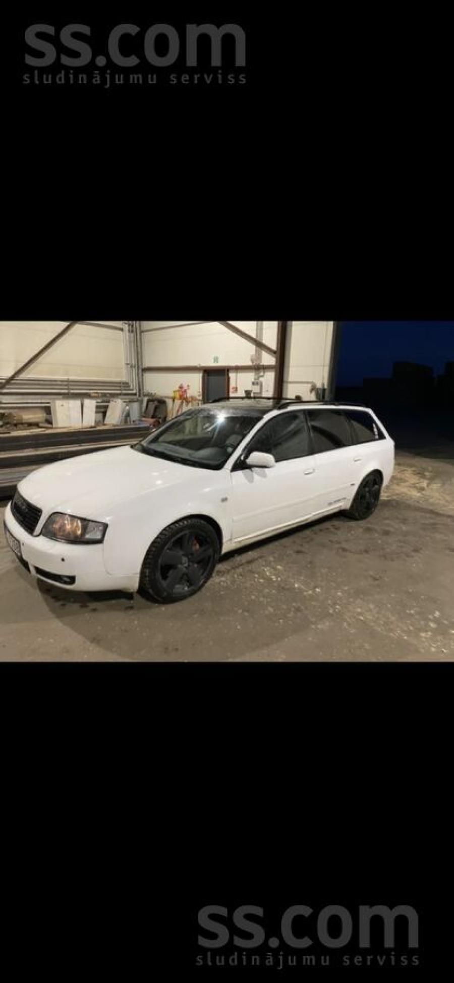 Balts Audi A6 2001 Madona, ar dzinēja tilpumu 2.50 L un nobraukumu 330 tūkst. km par 1400 €, foto 1 vietnē AUTOMOTO.COM.LV