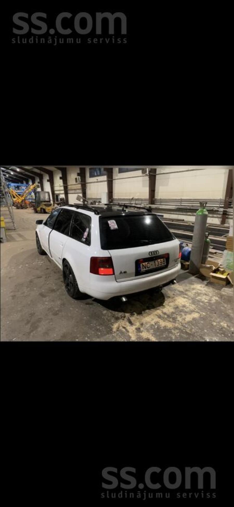 Balts Audi A6 2001 Madona, ar dzinēja tilpumu 2.50 L un nobraukumu 330 tūkst. km par 1400 €, foto 5 vietnē AUTOMOTO.COM.LV