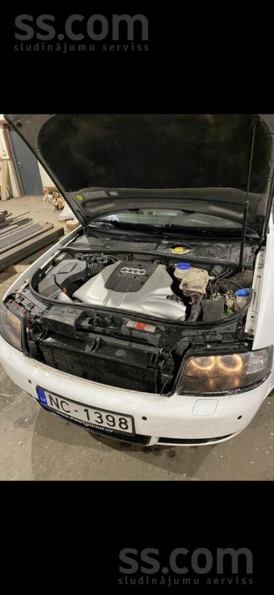 Balts Audi A6 2001 Madona, ar dzinēja tilpumu 2.50 L un nobraukumu 330 tūkst. km par 1400 €, foto 6 vietnē AUTOMOTO.COM.LV